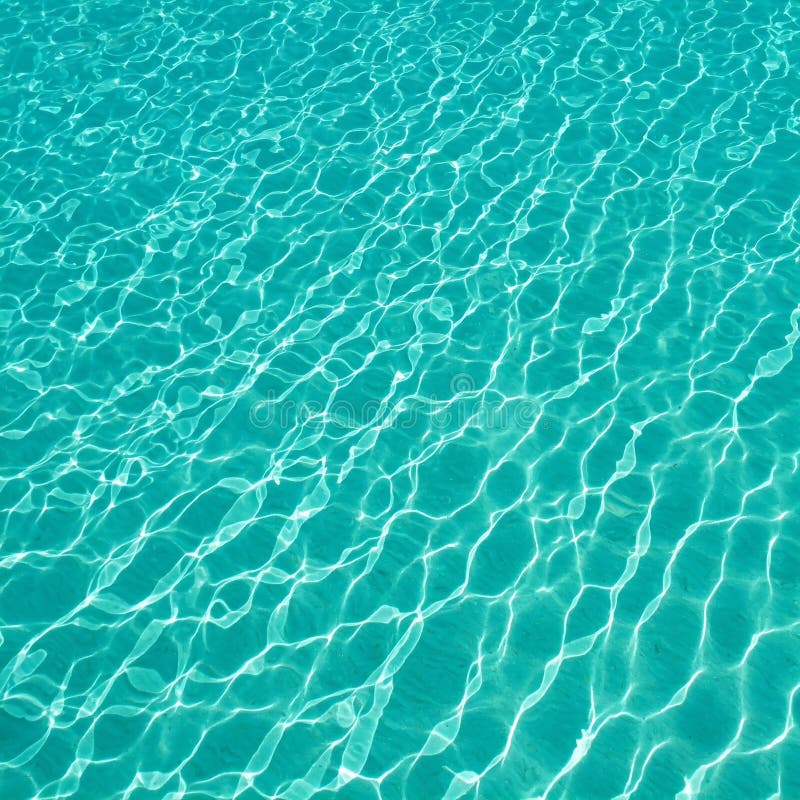 Clear Teal Pool Water with Ripples - Refreshing Summer Background Stock ...