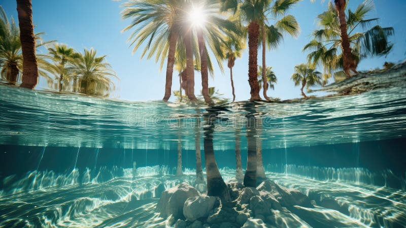 Clear Transparent Palm Tree Stock Illustration - Illustration of ...