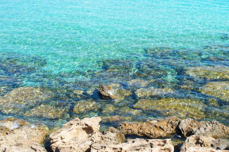 Clear turquoise water stock photo. Image of landscape - 72210650