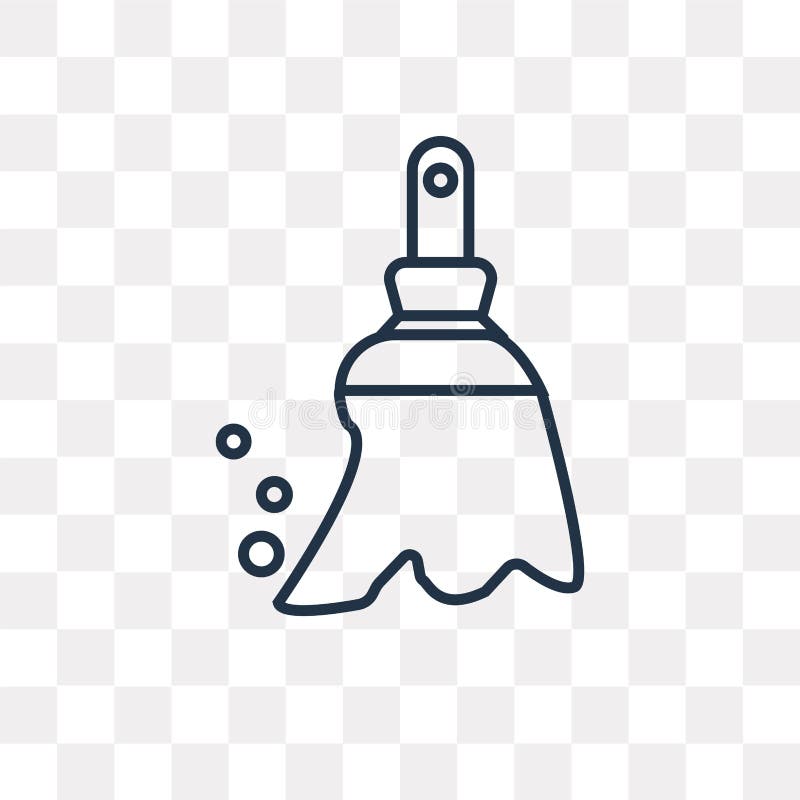 Clear Vector Icon Isolated on Transparent Background, Linear Clear ...