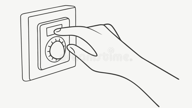 Hand Turning Knob, Control and Adjustment Mechanism, Vector Design ...