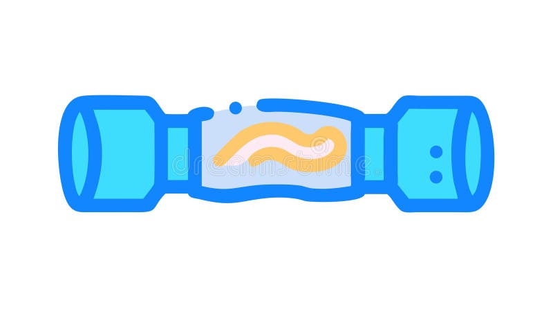 Liquid Flow in a Pipe, Symbolizing Fluid Dynamics and Material Transfer ...