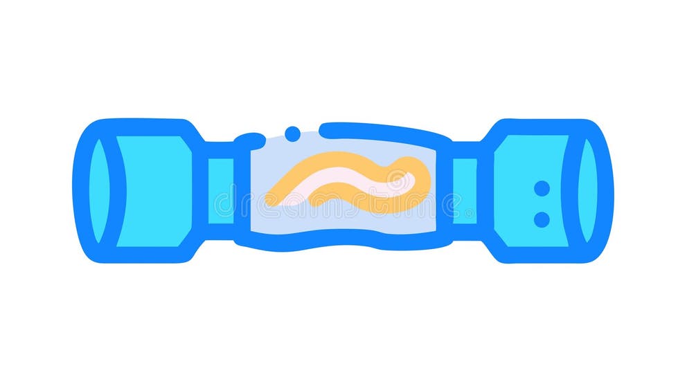 Liquid Flow in a Pipe, Symbolizing Fluid Dynamics and Material Transfer ...
