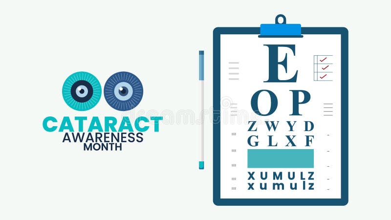 Clear Vision Ahead, National Cataract Awareness Month Design Templet ...