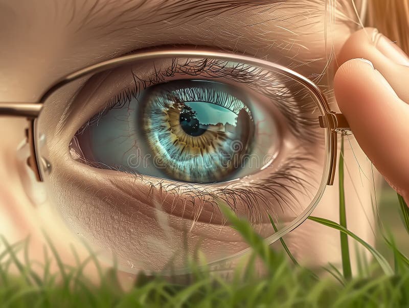 Clear Vision Concept from the Sharp Eye of a Person Stock Photo - Image ...