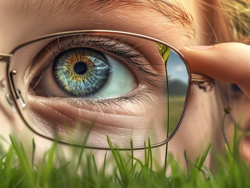 Clear Vision Concept from the Sharp Eye of a Person Stock Photo - Image ...