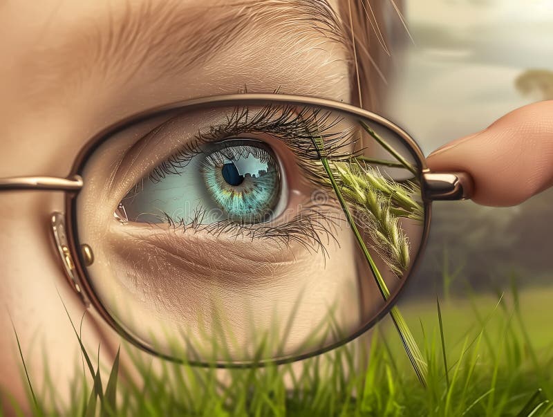 Clear Vision Concept from the Sharp Eye of a Person Stock Image - Image ...