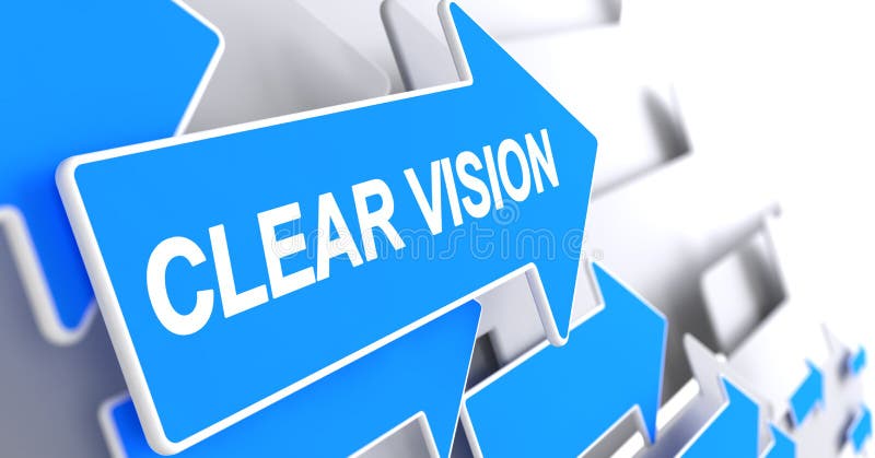 When the Vision is Clear Strategy is Easy Typography Quote Poster ...