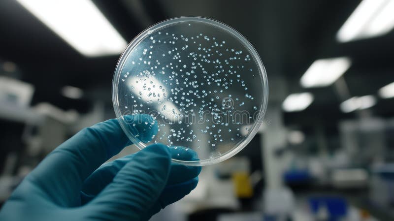 A Clear Visual of a Microbiologist Conducting the Spread Plate Method ...