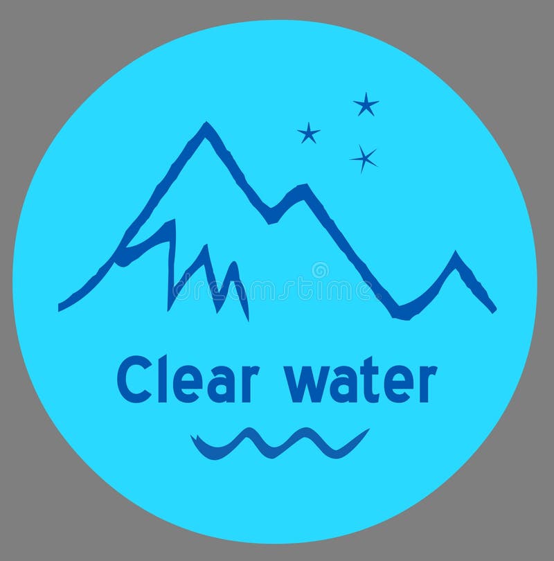 Clear water stock vector. Illustration of clear, circle - 14311024