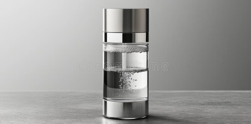 Clear Water Containers Exemplify Modern Design Elements in a Setting ...