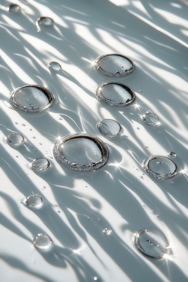 Clear Water Drop with Circular Waves. Water Drop Splash Closeup Stock ...