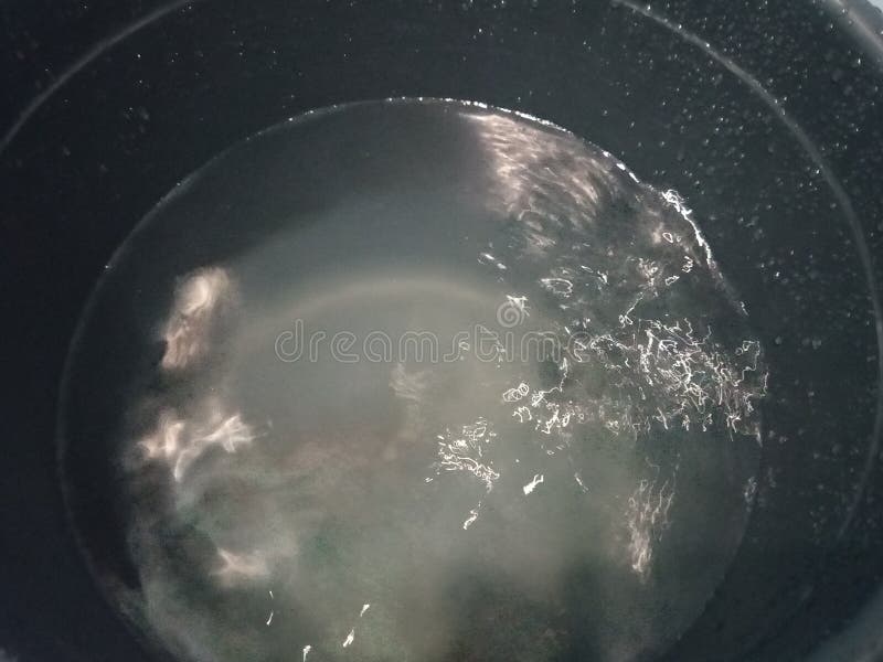 Clear Water Drops of Tap Water in a Bucket Stock Image - Image of water ...