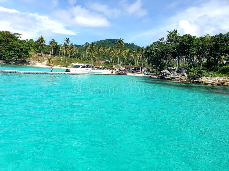 Clear Water Island Near Phuket Stock Image - Image of beach, clear ...