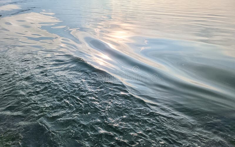 Clear Water from the Lake with Reflected Sunlight in the Afternoon ...