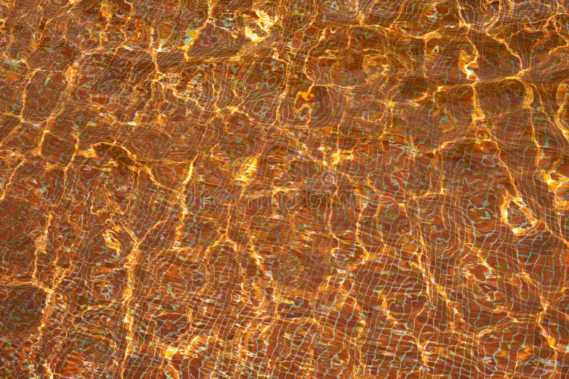 Clear Water in a Pool (Brown) Stock Image - Image of curves, liquid ...