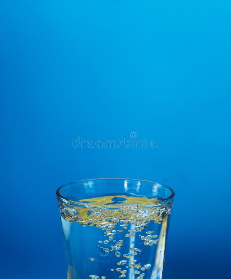 Clear Water is Poured into a Glass Beaker Splashing Around Stock Image ...