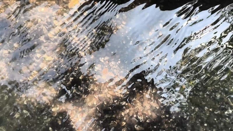 Clear Water River Flow Waves, Fresh Stock Footage - Video of pure ...