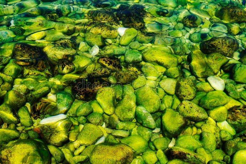 Clear water and rocks stock photo. Image of water, rocky - 123753502