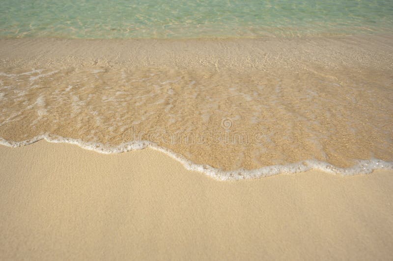 Clear Water and Sand on the Seashore Stock Photo - Image of rest ...