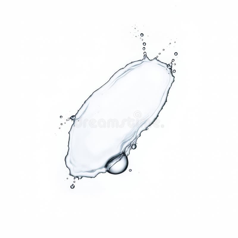 Clear Water Splash Abstract Design Fresh Pure and Transparent Liquid ...