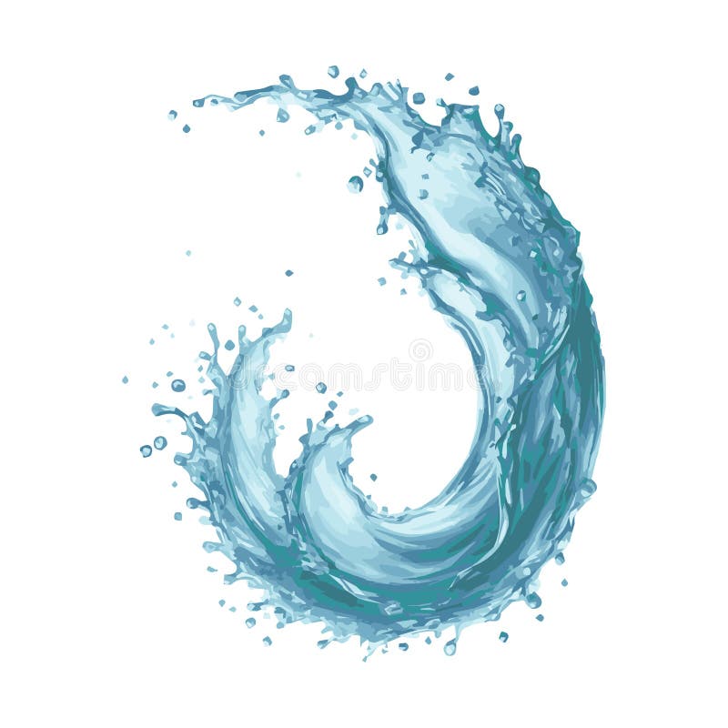 Clear Water Splash on a Transparent Background Stock Photo ...