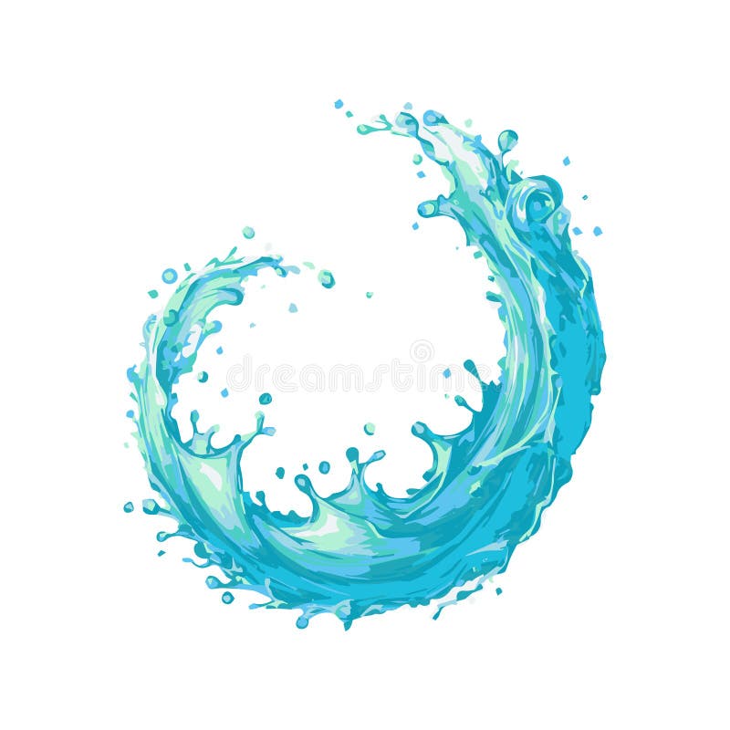 Clear Water Splash on a Transparent Background Stock Photo ...