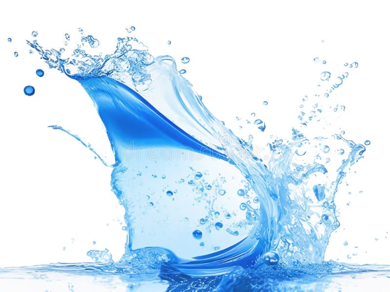 Clear Water Splash on a Transparent Background Stock Photo ...