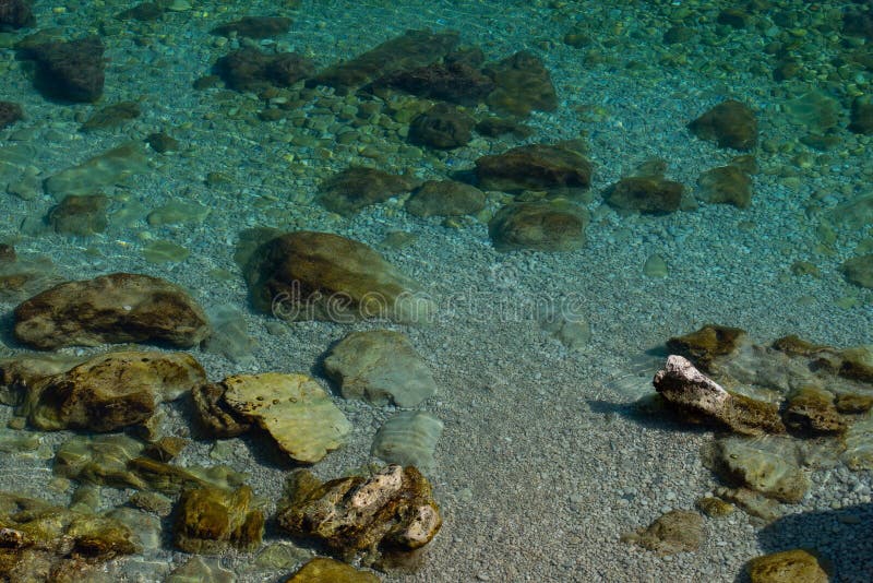 Clear Water and Stones stock image. Image of natural - 366644883