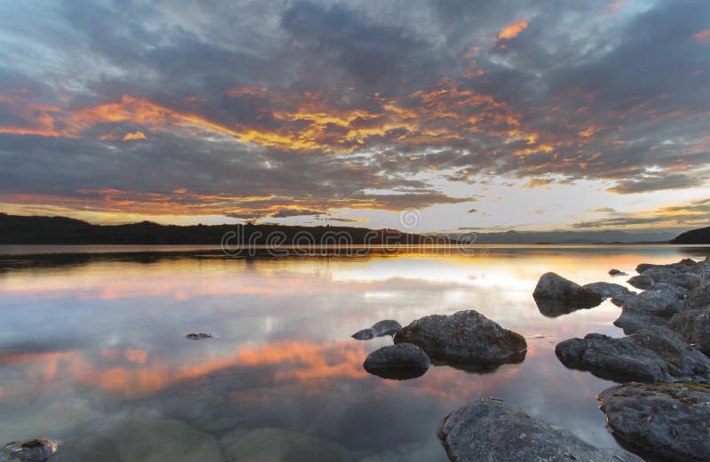 Clear water sunset stock photo. Image of tranquil, reflection - 28202292