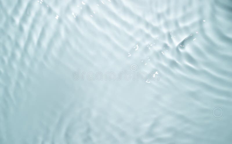 Clear Water Surface with Splashes and Bubbles Stock Image - Image of ...