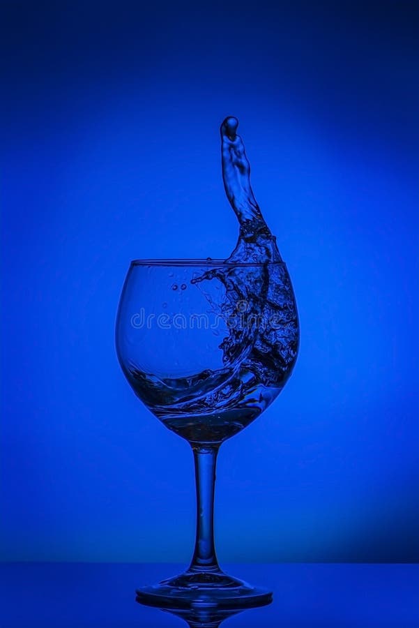 Clear Water Tempting Abstract Splashing on Gradient Background of the ...