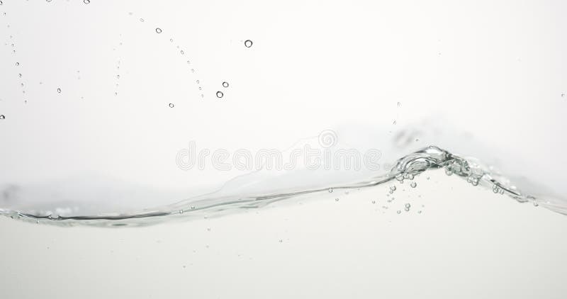 Clear Water Waves and Splashes Side View Stock Image - Image of rippled ...