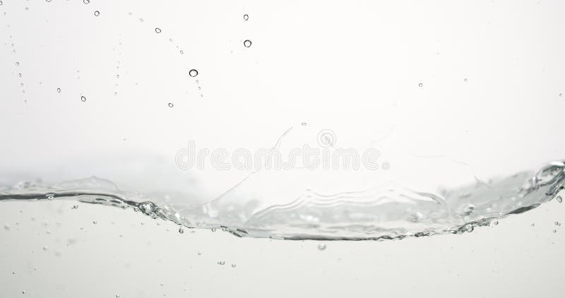 Clear Water Waves and Splashes Side View Stock Image - Image of rippled ...