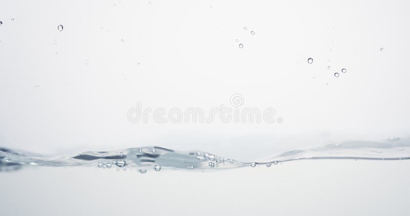 Clear Water Waves and Splashes Side View Stock Image - Image of clear ...