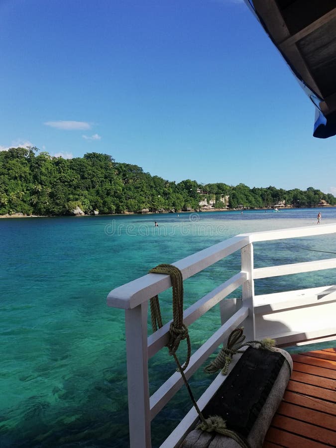 Clear Waters in Samal Island and Sand Bar Stock Image - Image of island ...