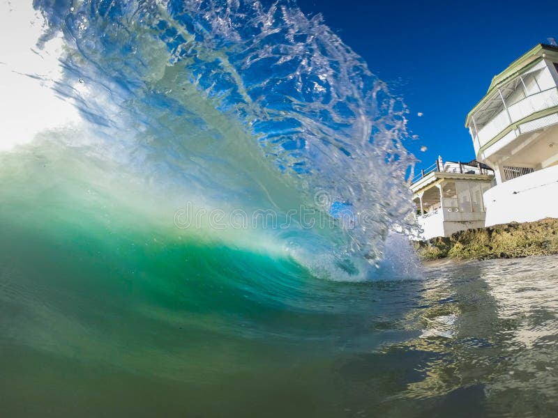 Clear sea wave stock image. Image of wave, coast, vacation - 96845575