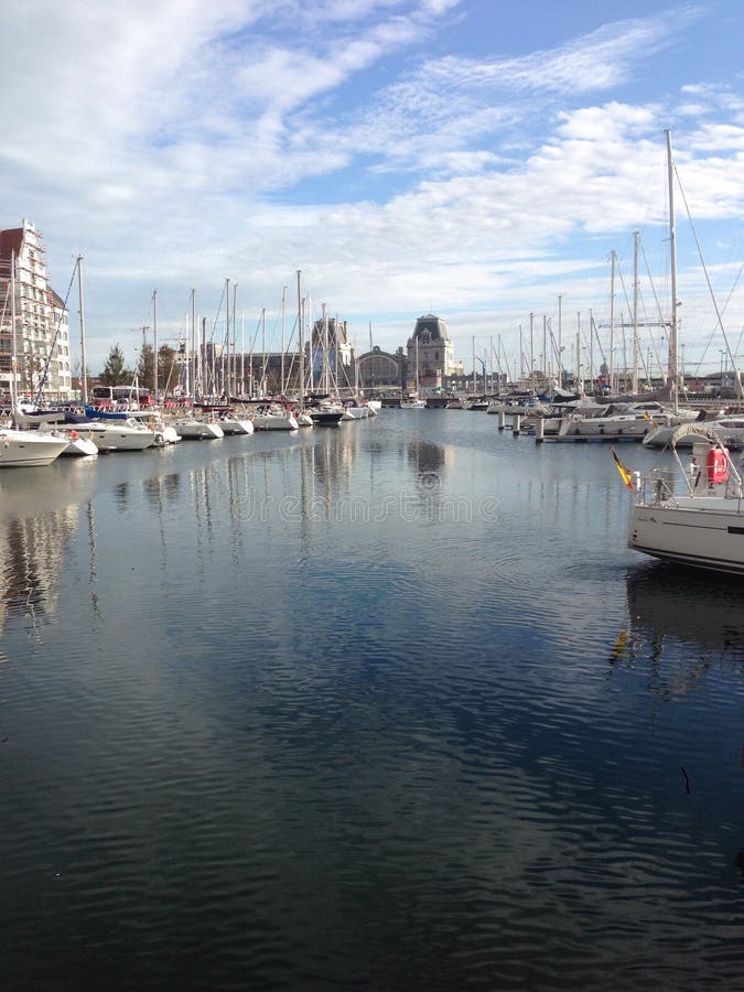 Clear way editorial stock image. Image of water, boats - 55465069