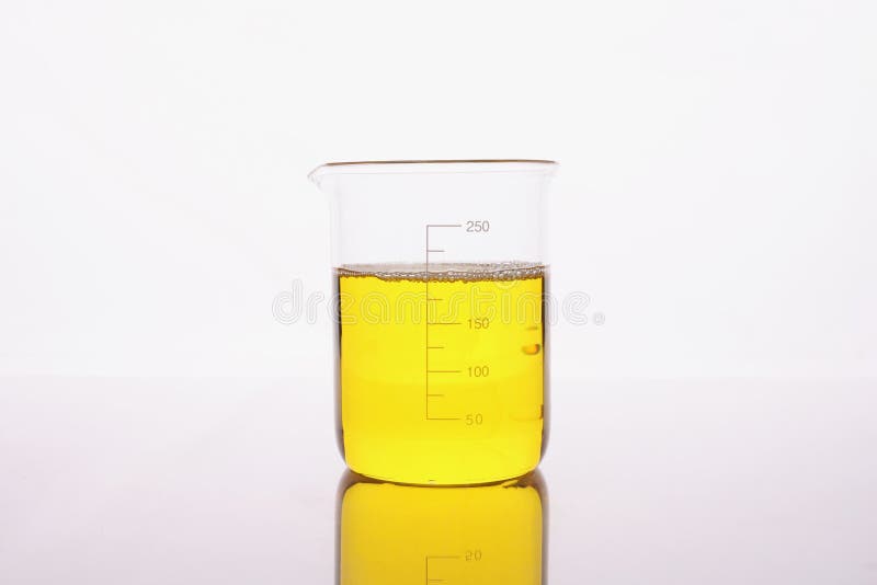 Yellow Liquid Spilled Petrol Additive Innovative Supply Stock Photo ...