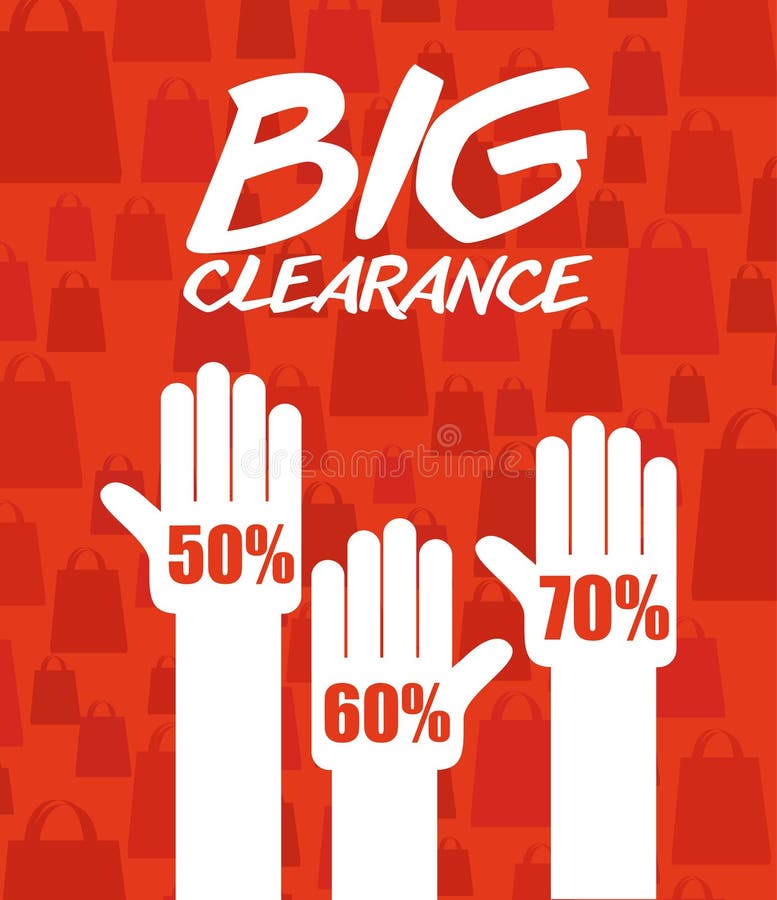 Clearance design stock vector. Illustration of percent - 46778131