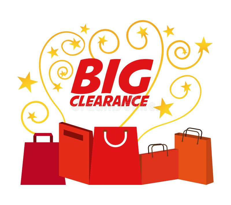 Clearance design stock vector. Illustration of promotion - 46778142
