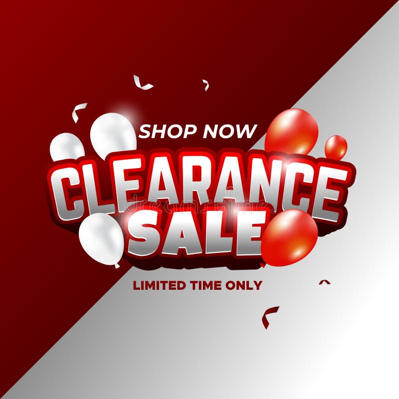 Clearance Sale Promo Vector Designs Stock Illustration - Illustration ...