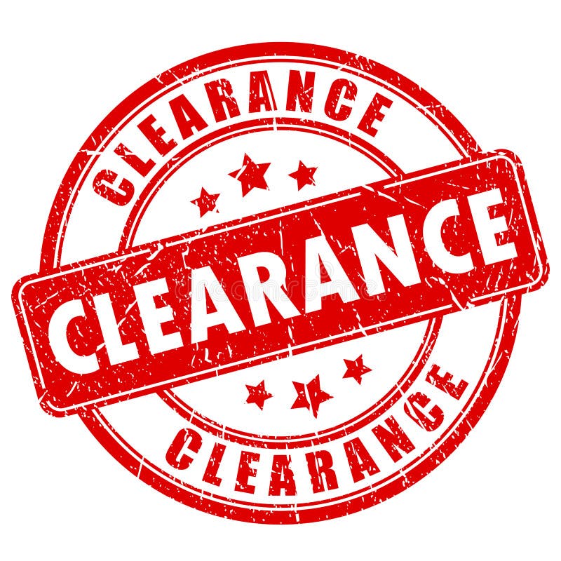 Clearance Sale Rubber Vector Stamp Stock Vector - Illustration of great ...