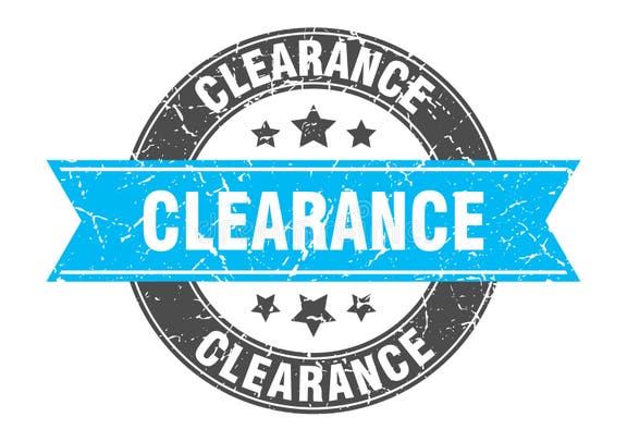 Clearance stamp stock vector. Illustration of emblem - 162727047