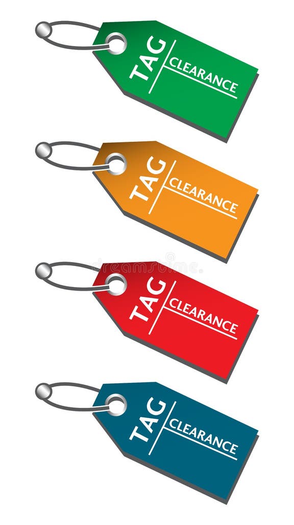 Clearance tags stock vector. Illustration of information - 30581803