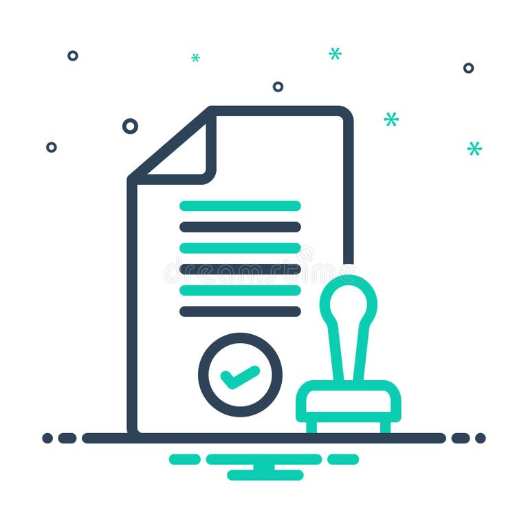 Mix Icon for Cleared, Processed and Improved Stock Illustration ...