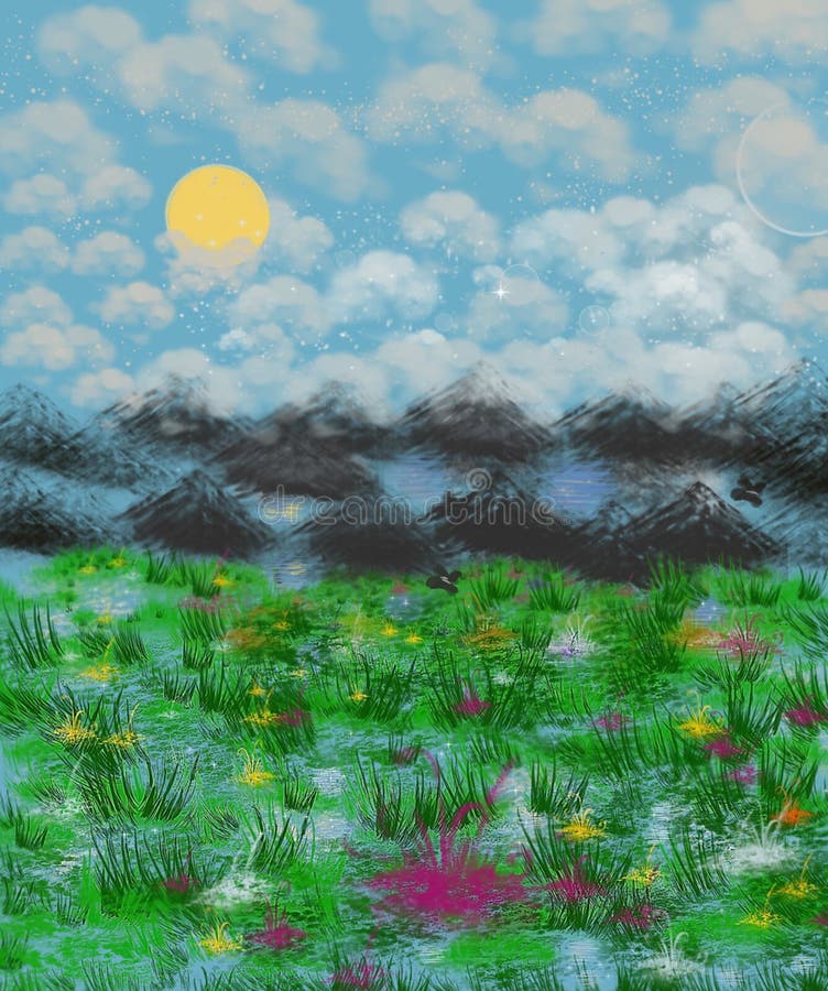 Clearfield stock illustration. Illustration of flower - 147237789