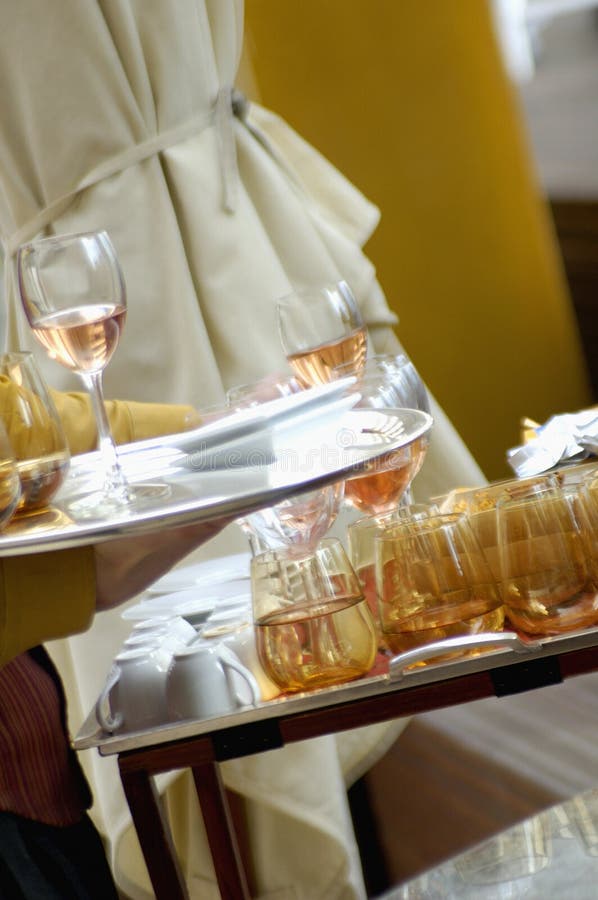 Clearing away the table stock photo. Image of restaurant - 23705082