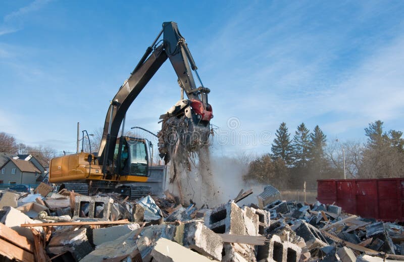 Clearing rubble stock image. Image of debris, blocks - 16738775