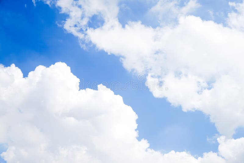 Clearly Beautiful Blue Sky with Unique Cloud Stock Image - Image of ...